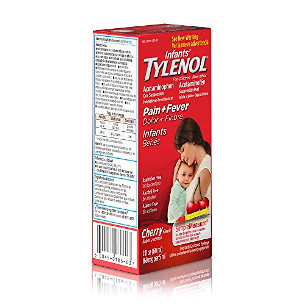 Infants' Tylenol Acetaminophen Liquid Medicine, Cherry, 2 fl. oz