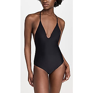 JADE Swim Women's All in One Piece, Black, M