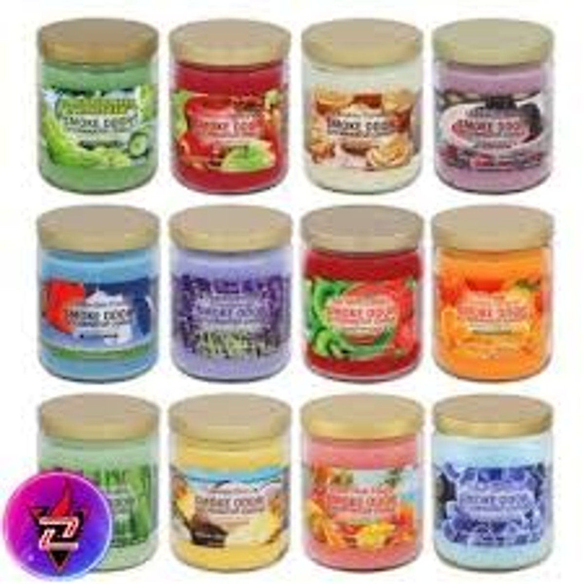 Bulk Smoke Odor Exterminator Odor Eliminating Scented Candles, Odor Eliminating Candle, Cooking Odor Eliminator Case of 12 (Mystery Variety Pack)