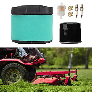 Zixyqol Lawn Mower Air Filter Repair Kit, Air Filter Spark Plug Fuel Filter Metal Buckle Grass Trimmer Aessories for Crafts-man YT4000