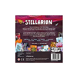 Stellarion Board Game | Space Exploration Strategy Game from The Oniverse | Fun Family Game | Ages 10 + | 1-2 Players | Average Playtime 30 Minutes | Made by inPatience, Multicolor (INPAON62)