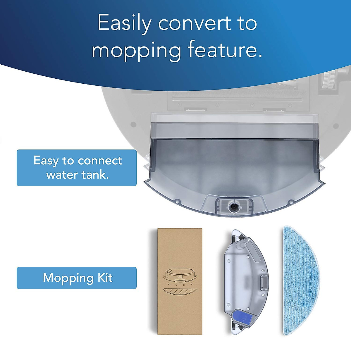ECOVACS DEEBOT 661 Convertible Vacuuming or Mopping Robotic Vacuum Cleaner with Max Power Suction, Upto 110 Min Runtime, Hard Floors and Carpets, App Controls, Self-Charging, Quiet (Renewed)