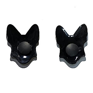 Damorr German Shepherd Dog Croc Charms Compatible with Croc Clogs Shoe Charms for Croc Pack of 2