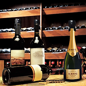 Champagne Stoppers Stainless Steel Black Sealer Stopper 3 Pack for Champagne Cava Prosecco Sparkling Wine No Leaks No Spills Stainless Steel Sparkling Wine Stopper