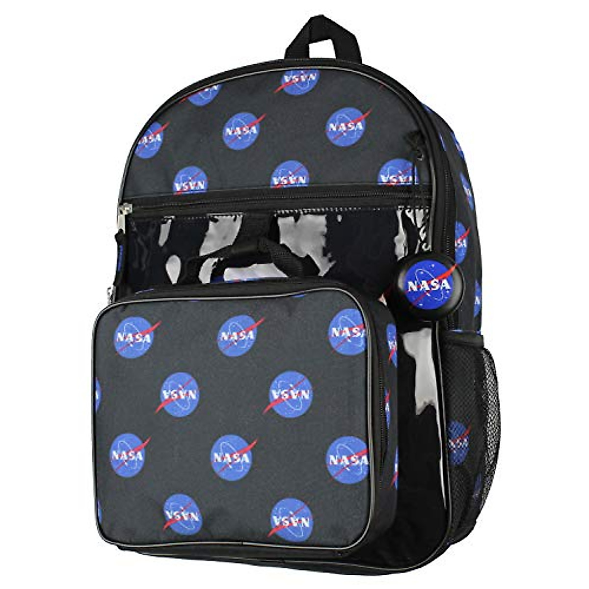 NASA Meatball Logo Backpack Lunch Bag Water Bottle Squishy Toy Ice Pack 5 PC Mega Set
