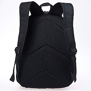 Football Backpack Combustion Pattern School Bookbags for Kids