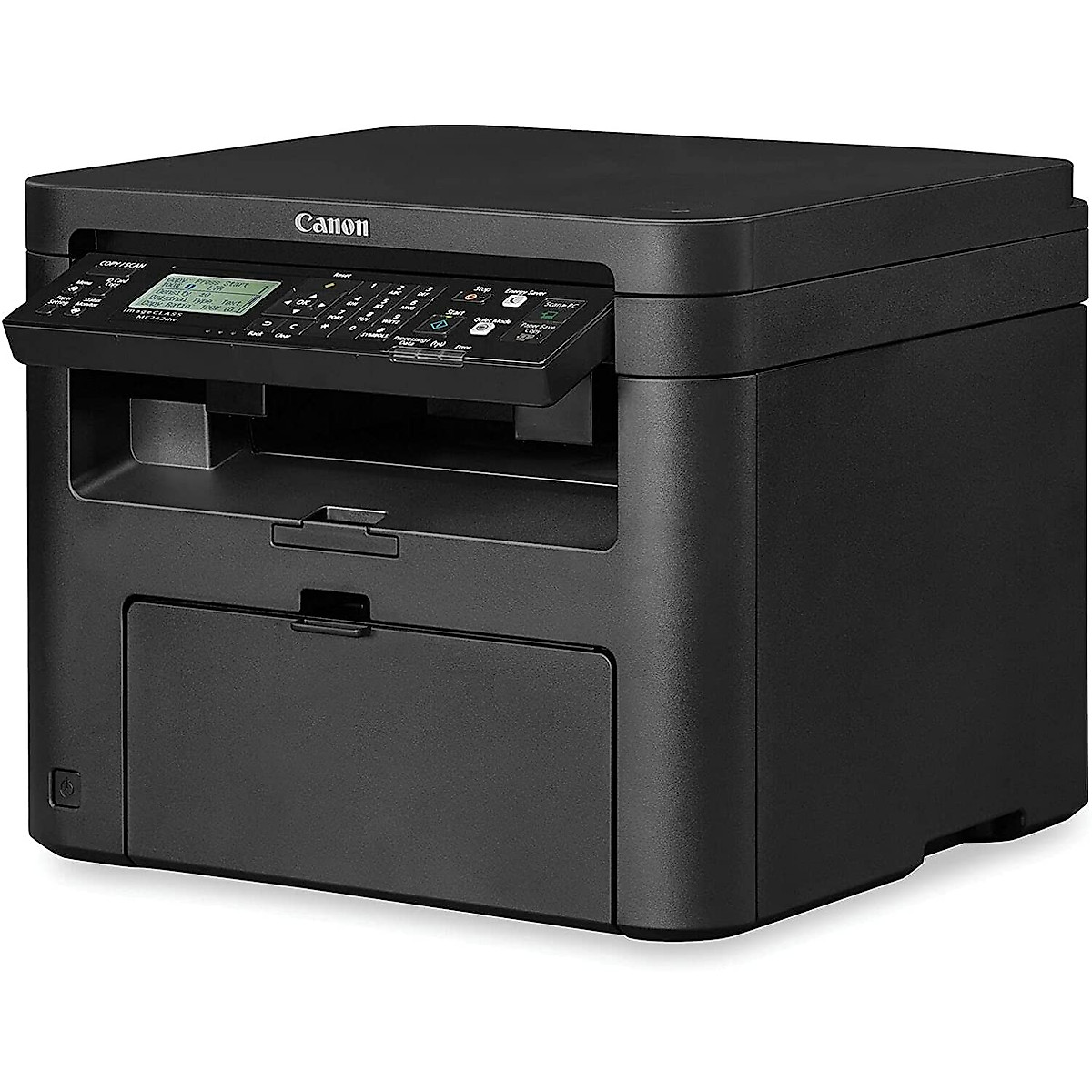 Canon imageCLASS MF242dw All-in-One Wireless Monochrome Laser Printer- Black - Print Scan Copy - 28 ppm, 600x600 dpi, 512MB Memory, Auto 2-Sided Printing, 250-sheet Capacity, 5-Line LCD