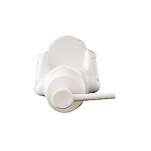 SKL Home Vern Yip Christmas Carol Soap Dispenser, White