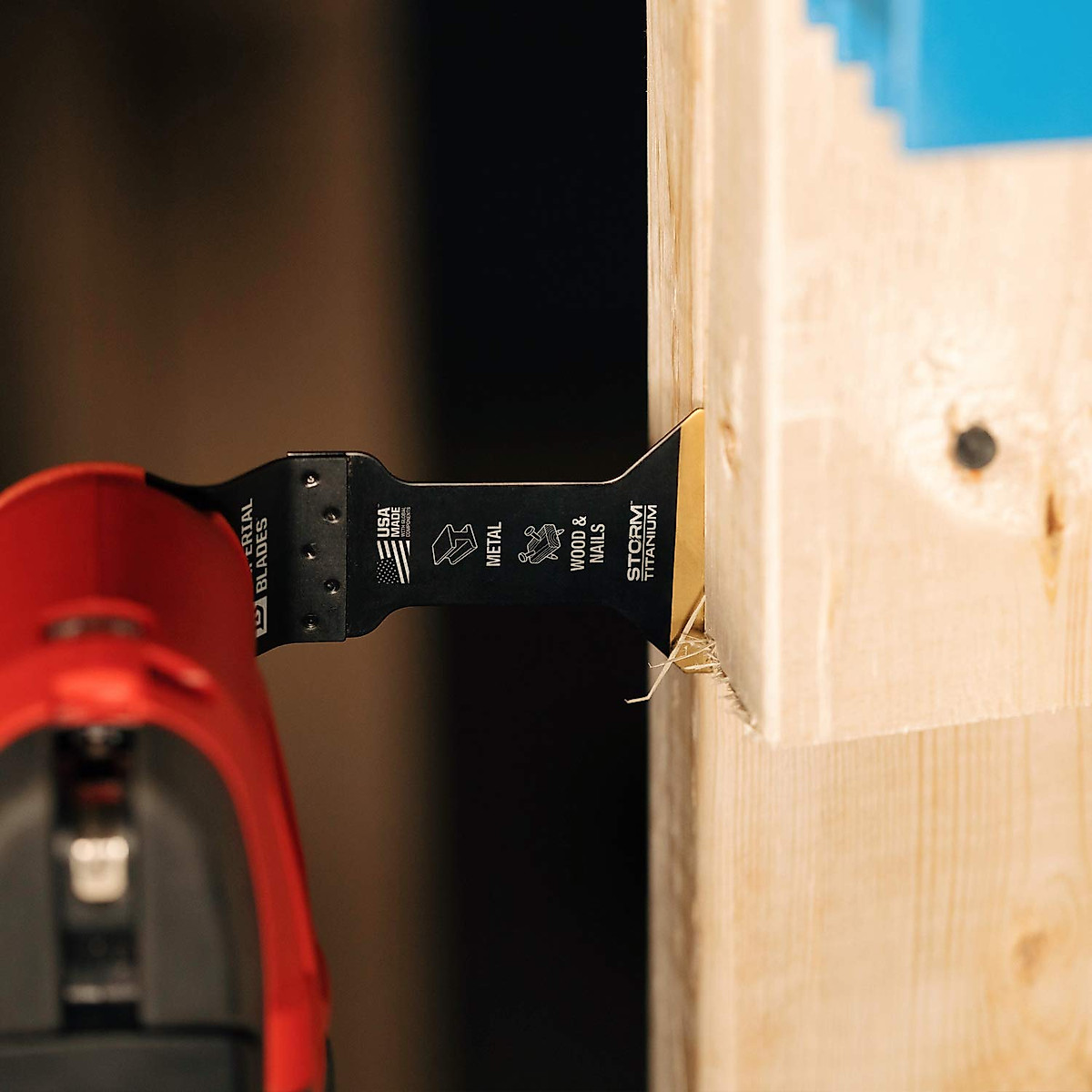 Imperial Blades IBOAT340-10 One Fit 1-3/4" Multi-Material Storm Titanium Metal/Wood Blade, 10PC