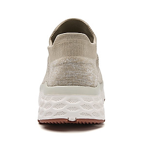 TSIODFO Walking Shoes for Women Fashion Sneakers Size 8.5 Navy Blue Slip on Memory Foam Lightweight Gym Workout Casual Athletic Running Tennis Shoes