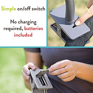 Travel Bug Baby & Toddler Clip On Stroller Fan, Soft Blades and Lightweight