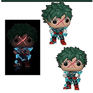 Funko My Hero Academia - Deku Full Cowl (Izuku Midoriya) Glow-in-The-Dark Pop! Vinyl Figure (Bundled with Compatible Pop Box Protector Case)
