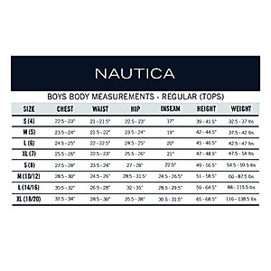 Nautica Boys' Long Sleeve Sensory-Friendly Fleece Full Zip Hoodie, Navy, 4