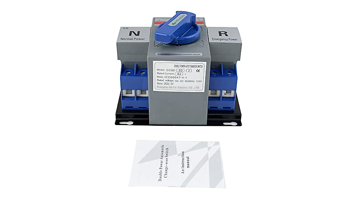 genmine Generator Transfer Switch, Mini Dual Power Automatic Transfer ...