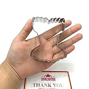 KENIAO Corset Dress/Bathing Suit Cookie Cutter, 3.5", Stainless Steel
