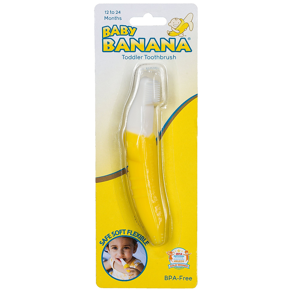 Baby Banana Bendable Training Toothbrush, Toddler