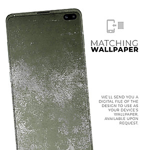 DesignSkinz Distressed Silver Texture v15 Protective Vinyl Decal Wrap Skin Cover Compatible with The Samsung Galaxy S20 (Screen Trim & Back Glass Skin)