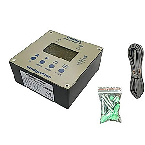 WindyNation TrakMax MPPT 40A Solar Charge Controller 12 or 24 Volts for Sealed, AGM, Gel, and Lithium Batteries + Remote Meter Kit
