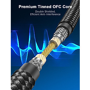 SOUNDFAM RCA to XLR Female Cable 10 Feet, 2 RCA Male to 2 XLR Female Phono Cable Adapter, Balanced 3pin XLR to Unbalanced RCA Speaker Cable for Amplifier Mixer Microphone - Wine Red…