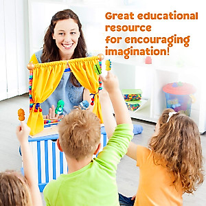 Vanmor Rubber Animal Bath Finger Puppets for Toddlers, Finger Puppets for Kids Easter Basket Stuffers Egg Fillers, Silicone Finger Toys for Baby Pinata Fillers Goodie Bag Fillers Party Favors