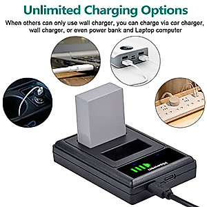 NB-10L NB10L Battery and Dual Charger, Hisewen 2 X 1500mAh Replacement Battery for Canon PowerShot G1 X, G3 X, G15, G16, SX40 HS, SX50 HS, SX60 HS Digital Camera