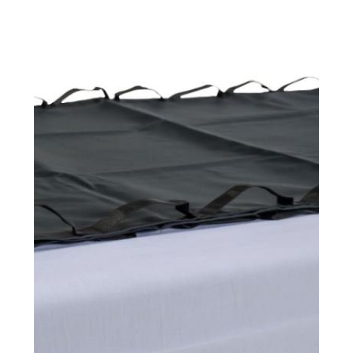 Patient Aid 78" x 28" Reusable Slide Sheet with Ergonomic Handles for Positioning, Turning, and Moving Patients Up to 500 lbs, Strong and Comfy Nylon Fabric Patient Transfer Sheet (Pack of 1)