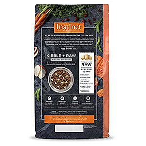 Instinct Raw Boost Grain Free Recipe with Real Salmon Natural Dry Dog Food by Nature's Variety, 4 lb. Bag