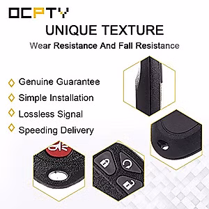 OCPTY OUC60270 1 X Flip Key Entry Remote Control Key Fob Transmitter Replacement for C hevy for G MC for P ontiac for C adillac for S aturn for S uzuki OUC60270 4 Buttons 315Mhz
