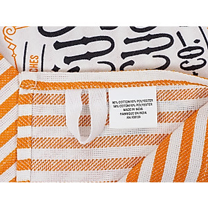 Pantry Kitchen Appliqué Halloween Dish Towel Set of 4, 18 x 28-inch (Hocus Pocus)