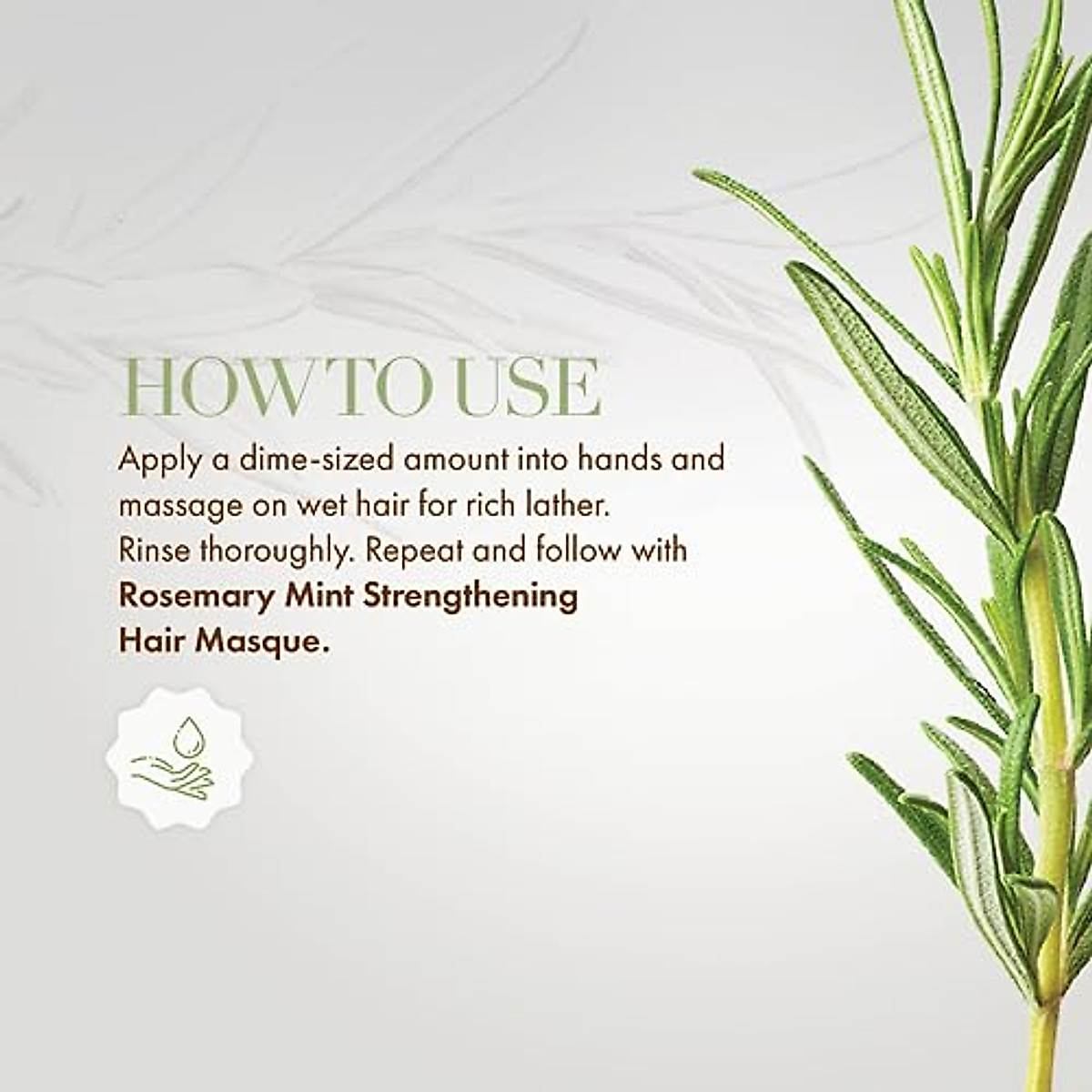 Mielle Organics Rosemary Mint Strengthening Shampoo and Leave-In Conditioner Infused with Biotin, Cleanses and Helps Strengthen Weak and Brittle Hair, 12 Ounces