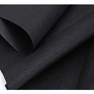 Non-Woven Fabric high-Density and Thickening Renovation Sofa DIY Home (60 in * 3 Yds, Black)