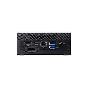 ASUS PN62S Mini PC System with Intel Core i5-10210U, 8GB DDR4 RAM, M.2 PCIE 256GB SSD, WiFi 6, Bluetooth, USB-C, Windows 10 Pro (PN62S-SYS582PXFD), Black