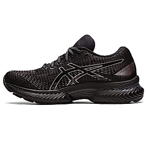 ASICS Women's Gel-SAIUN Running Shoes, 8.5, Black/Pure Silver