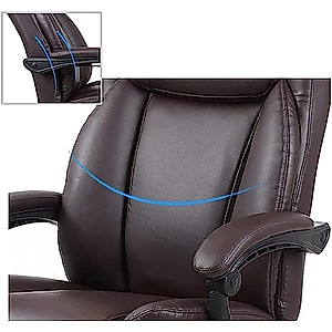 Office Chair Desk Chair Computer Chair Game Chairs for Adults Ergonomic Office Chair Leather Office Chair, Adjustable Tilt Angle, Executive Desk Pc Swivel Chair, Pink Computer Chair