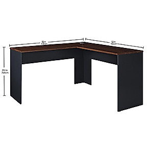 Ameriwood Home The Works L Desk, Cherry