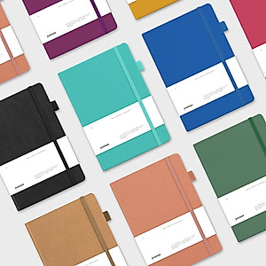 Daily Planner 2024. Undated Daily, Weekly & Monthly Planner with Time Slots. Achieve Your Goals – Organize Your Life with This Weekly Planner, A5 size, Hardcover Agenda. Start Anytime Weekly Monthly