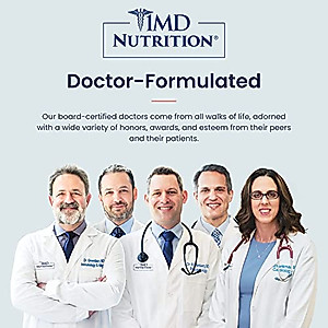 1MD Nutrition EnzymeMD - Digestive Enzymes Supplement - Doctor Formulated | 18 Plant-Based Enzymes - Gas & Bloating Support | 60 Capsules