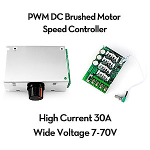 RioRand 7-70V PWM DC Motor Speed Controller Switch 30A