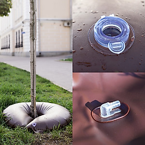 2 PACK-15 Gallon Tree Watering Bag/Ring, Deep Root&Low-Profile Slow Release Watering Bag for Newly Planted, Multi-Trunk or Evergreen Tree