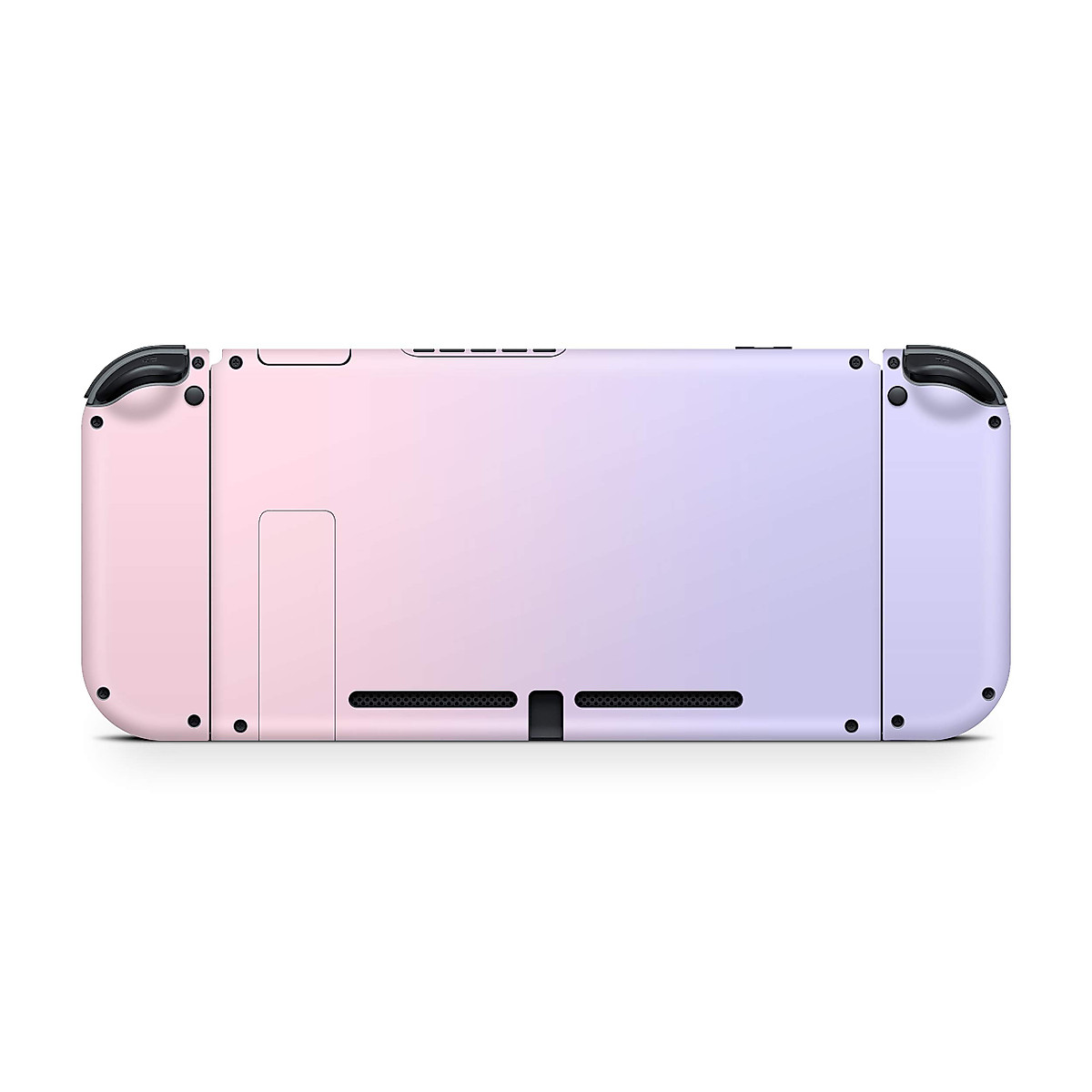 Tacky Design Duo Color Skin Compatible with Nintendo Switch Skin Wrap Cover, Pastel Pink and Purple Skin for Nintendo Switch Stickers, Premium Vinyl 3M Full Wrap Decal.