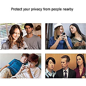 Ailun Privacy Screen Protector for iPhone 11 Pro Max/iPhone Xs Max [6.5 Inch] 2Pack Anti Spy Private Case Friendly Tempered Glass [Black]