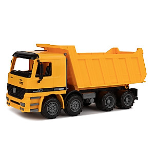 Toy To Enjoy Excavator & Dump Truck Toy for Kids (Set of 3) with 1.1 LB Play Sand – Moveable Claw & Lifting Back – Garbage Truck & Bulldozer Digger – Construction Vehicle for Kids & Children