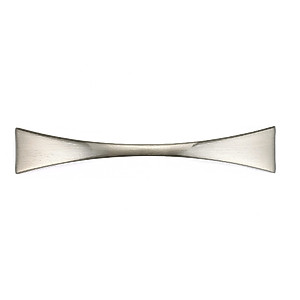 Richelieu Hardware BP391371195 Clignancourt Collection 3 3/4-inch (96 mm) Center-to-Center Brushed Nickel Traditional Cabinet and Drawer Pull Handle for Kitchen, Bathroom, and Furniture