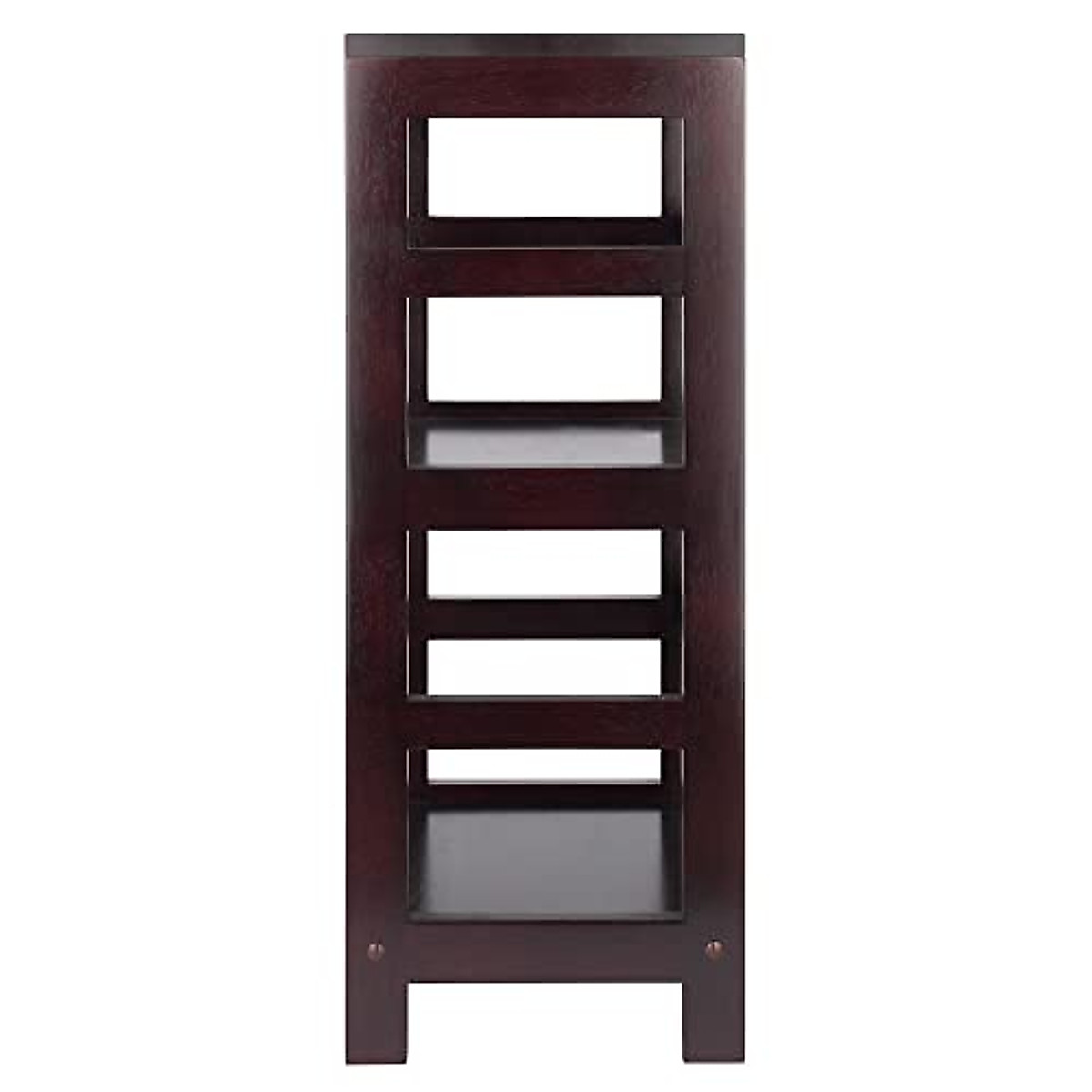 Winsome Leo model name 2 tier Shelving, Tall, Espresso