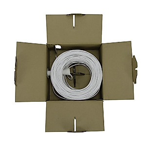 NavePoint Security Burglar Alarm Cable 22/4 22AWG Unshielded 500ft White