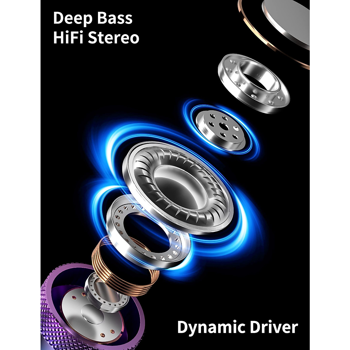 3.5mm Jack Earbuds Wired Earphone for Chromebook PC Laptop Samsung Galaxy S10 A25 A15 5G Plug in Audio Ear Buds Noise Canceling HiFi Stereo in Ear Headset Corded Headphones for Kindle Fire HD 10,8,7