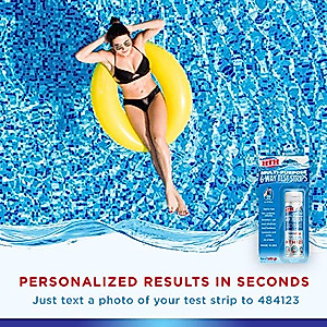 HTH 1274 Multi-Purpose 6-Way Test Strips Swimming Pools Chemical Tester, 30 ct
