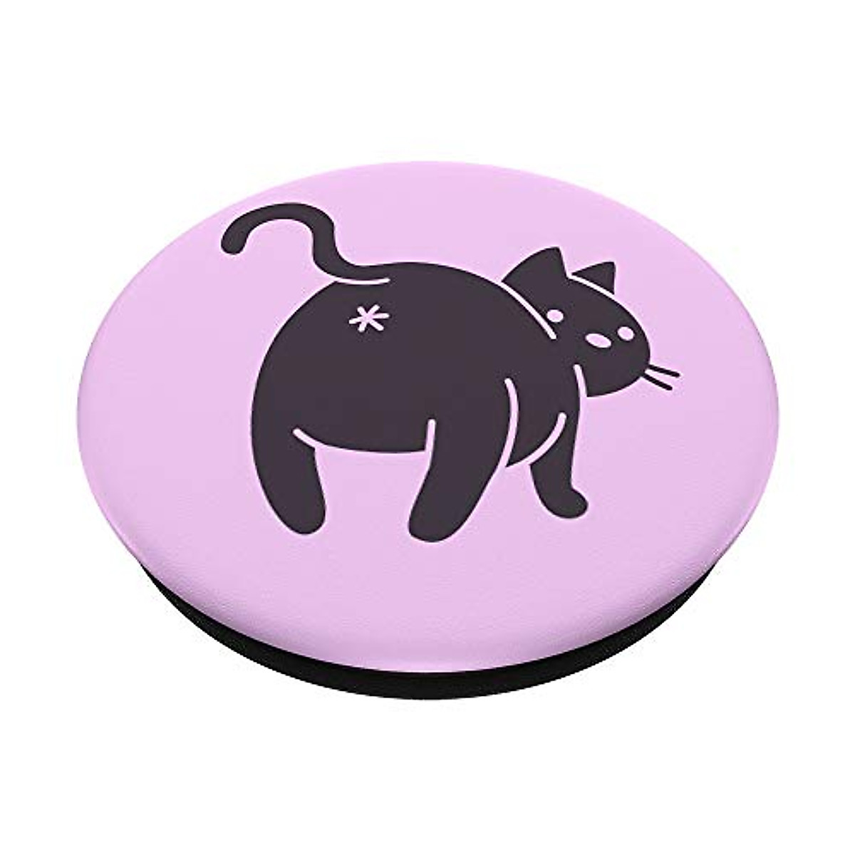 Cute Cat Owner & Pink Kitten Lover PopSockets PopGrip: Swappable Grip for Phones & Tablets