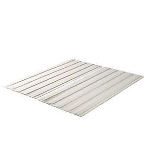 ZINUS Compack Fabric Covered Wood Slats, Bunkie Board, Box Spring Replacement, Queen