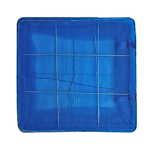 HHKTY Blue Drying Rack 3 Layer Hanging Drying Net Folding Fish Mesh with Zippers Non Toxic Nylon Dry Cage(Size:50x50x65cm,Color:Blue)